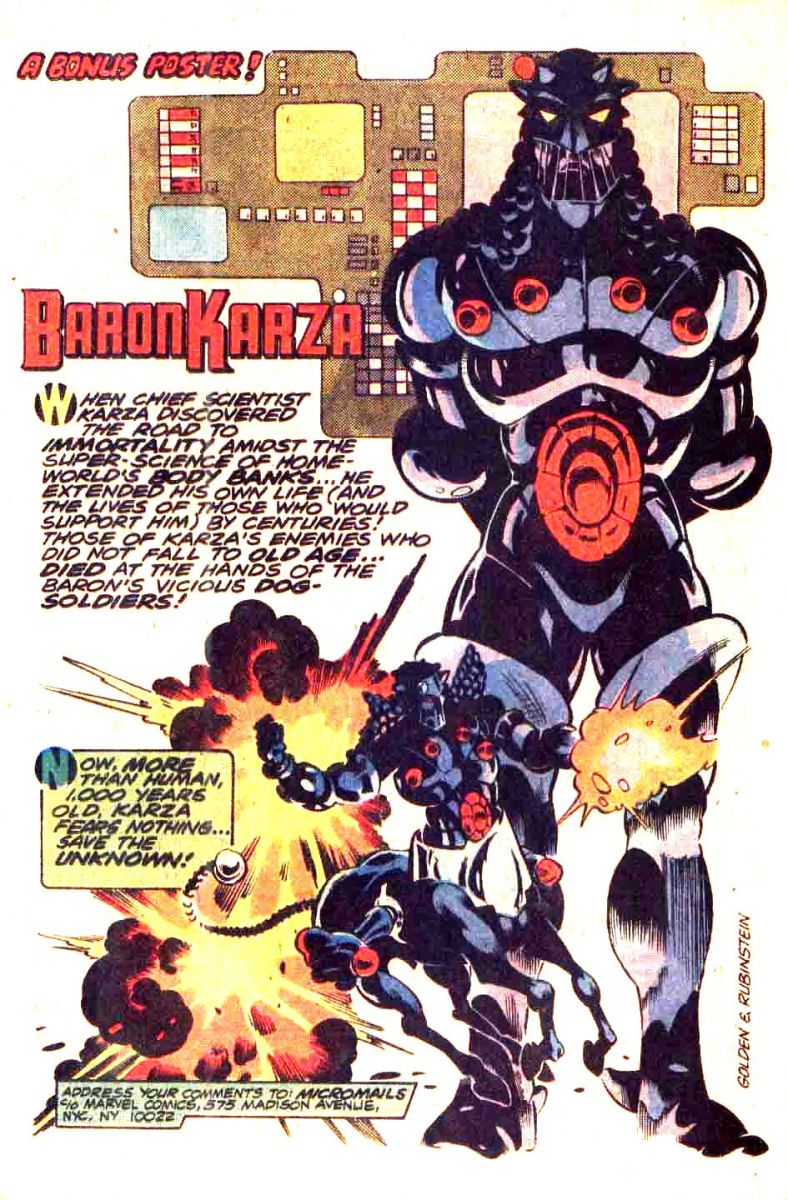 Baron Karza (Icons Writeup) – Barry Reese – Writer of Badass heroes